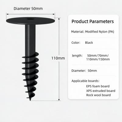 China Custom Corrosion-Resistant Spiral Insulating Fasteners, Suitable for Fixing Various Thermal for sale