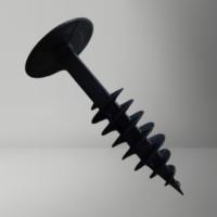 China Custom Multi-Specification Spiral Thermal Insulation Anchor, Black Integrally Formed Fastener For Thermal Insulation Boards for sale