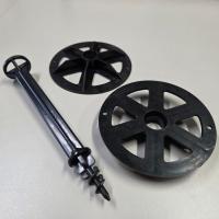 China Black Non-removal Formwork Limit Support Nail for Silicon Graphene Insulation Panel 200mm 230mm for sale