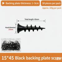China Cross Flat Head Nylon Self-Tapping Screw 45mm, Fastener for Backer Board and Extruded Polystyrene Board for sale