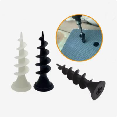 China Black/White Nylon Self-Tapping Screws, Phillips Countersunk Insulation Board Fastening Screws for sale