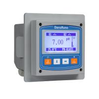 China Online pH Meter 4-20mA 0-14pH IP66 Panel Mount Controller for Water Process Monitoring for sale