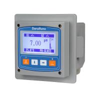 China Online pH Meter 4-20mA 0-14pH IP66 Panel Mount Controller for Water Process Monitoring for sale