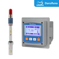 China pH ORP Meter Controller 0-14pH RS485 IP66 with Solution Grounding for Sewage Water Treatment for sale