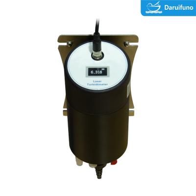China Digital RS485 Laser Turbidity Sensor 0.001-100NTU Flow-Through for Drinking Water for sale