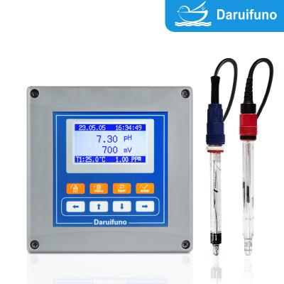 China Dual Channel Analog pH ORP Controller 0.01pH Accuracy 4-20mA Output for Water Treatment for sale