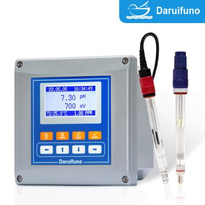 China Dual Channel Analog pH ORP Controller RS485 0-14pH ±2000mV Industrial Wastewater for sale