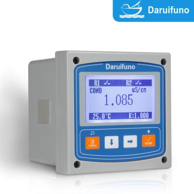 China IP66 Online Conductivity Analyzer with 1-5 Point Linear Calibration and NTC10K Temp Compensation Conductivity Controller for sale
