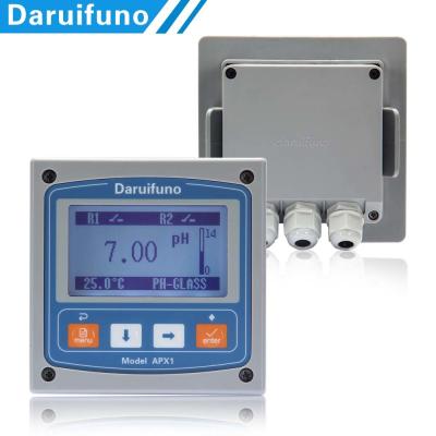 China Analog Two SPST Relays IP66 PH ORP Controller 0-14pH 1200mV Water Treatment for sale