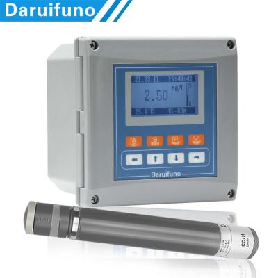 China RS485 Chlorine Analyzer DUC2-CL-S-D with 144x144x120mm Size and 18-36V DC Power for Water Disinfection for sale