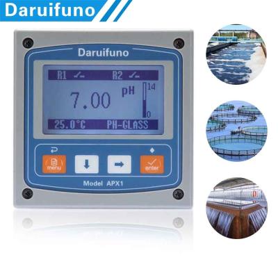 China RS485 220V AC Online pH ORP Controller with Temperature Compensation - 100×100×120mm, 500g Weight for Water Treatment for sale