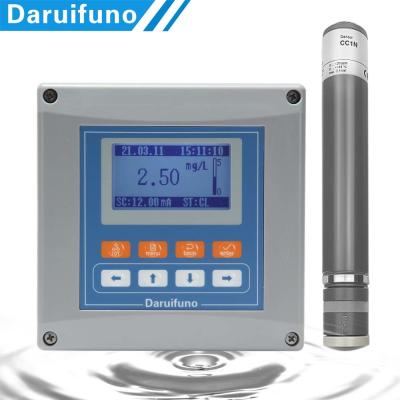 China DPD Amperometric TCCA Free Chlorine Controller ADS2-U3A-CC1 with 0.001 mg/L Resolution and IP66 Protection for sale