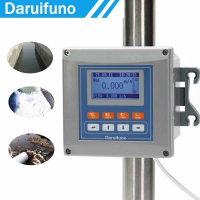 China DRFN Digital Doppler Flow Meter RS485 with 0.01-10 m/s Velocity Range and IP66 Protection for Fluid Measurement for sale