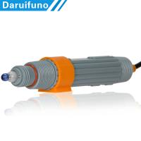 China NTC10K Ti pH Electrode Probe Sensor with Temperature Compensation for Sewage Water - 0-14 pH Range, 0-100°C Operation for sale