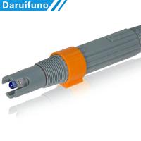 China NTC10K Ti pH Electrode Probe Sensor with Temperature Compensation for Sewage Water - 0-14 pH Range, 0-100°C Operation for sale