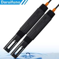 China NTC10K pH Composite Probe Electrode with Temperature Compensation - 0-14 pH Range, 0-100°C Operation, ASP400N-D10-A Model for sale