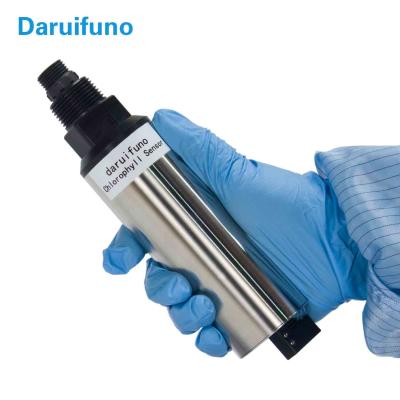China CHL351 Chlorophyll Sensor with 0-500 μg/L Range and RS485 Interface for Aquaculture Water Monitoring for sale