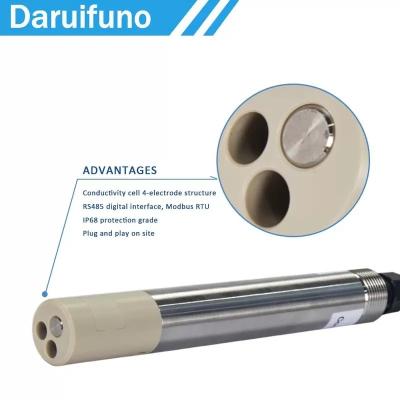 China Conductivity Cell 4-Electrode Digital Conductivity Sensor For Water Online Detecting for sale