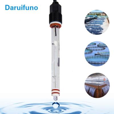 China NTC10K 0~80℃ Temp. Compensation Glass PH Sensor For Dirty Water for sale