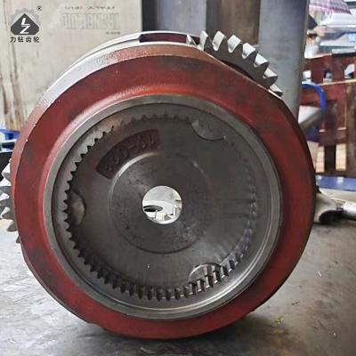 China Excavator Planetary Gear Carrier SK200-8 2ND Final Drive Swing Gear Assembly 6 Hole for sale