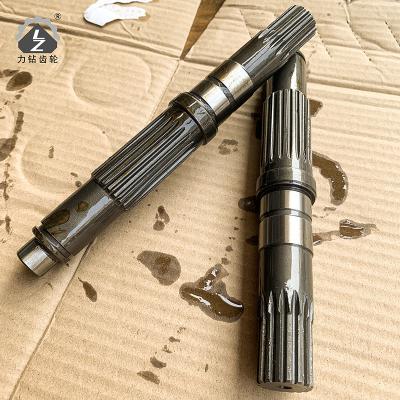 China PC120-6 4D102 Excavator Travel Motor Pinion Shaft 16x20H205 Forged Steel for sale