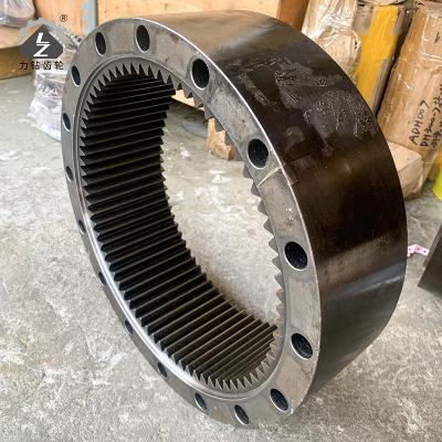China E320C Excavator Swing Ring Gear Rotary Hydraulic Construction Machinery Parts 6 Month Warranty for sale