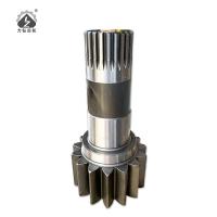 China PC200-6 Excavator Swing Pinion Gear Shaft 15 Teeth 22 Keys 350mm Height for sale