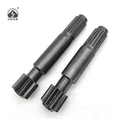 China Excavator Pinion Shaft PC200-8 Travel First Level Central Gearbox Shaft 10x18H205 for sale