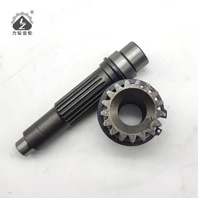 China Excavator Gear EC140 Traveling Pump Shaft Secondary Center Tooth 17 Tooth 14x20H172 for sale