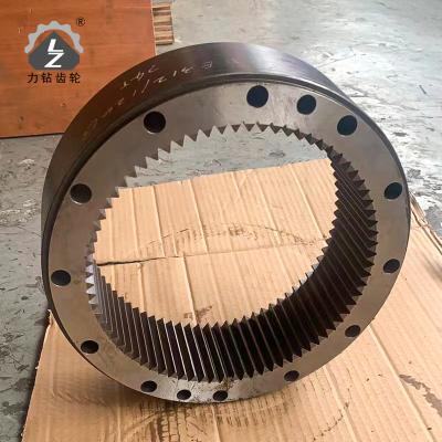 China E120B Excavator Rotary Ring Gear 74 Teeth New Replacement Swing Gear for sale
