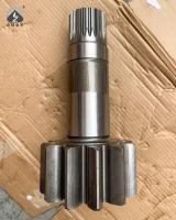 China SH120 Excavator Swing Pinion Gear Shaft 12 Teeth 24 Keys Rotary Drive Spare Part for sale