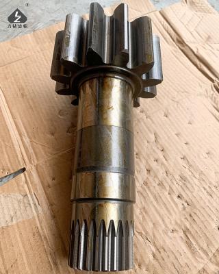 China SH265 Swing Pinion Shaft Final Drive 12 Teeth Excavator Swing Gearbox for sale