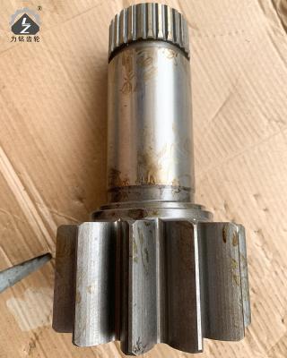 China Hydraulic Pump Drive Swing Pinion Shaft 12 Teeth 28 Keys for YC135 Excavator for sale