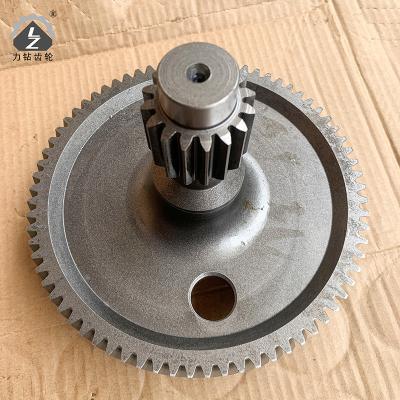 China Heat Treatment Excavator Gear PC60-6 Rotary Gearbox 73x16mm Large Oblique Teeth for sale