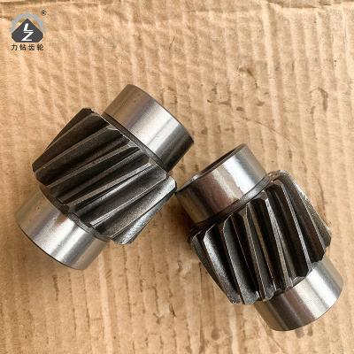 China 13x16 Rotary Double Gear PC100 Excavator Small Oblique Gearbox Teeth for sale