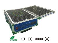 China LiFePO4 12V 60Ah Solar Power System with 40W-50W Panels for Portable UPS Applications for sale
