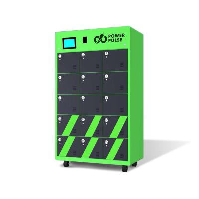 China 15-Slot Battery Swapping Station for Scooters & Motorcycles - 9KW Power, 48V/60V/72V Compatibility for sale