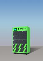 China 15-Port Battery Swapping Charging Station for Tuktuk & Motorcycle - 9KW Power, 1850mm Height, DC 40-90V Output for sale