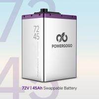 China High Rate Discharge 3.5KWH Electric Motorcycle Battery IP67 72V45Ah Swappable Battery for sale