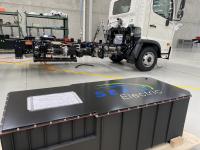 China Hino 103.4Kwh 324V-453.6V Electric Vehicle Battery with SEA Drive 100 for Step Van and Tipper Truck for sale