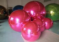 China Inflatable Mirror Ball 1.2m Air Sealed Hanging Silver Gold Decorative Giant Sphere for Party for sale
