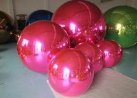 China Custom Double Layer Reflective PVC Inflatable Mirror Ball 0.6m-2.0m Silver for Decoration for sale