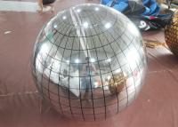 China Inflatable Mirror Ball 0.6m to 6m Diameter Reflective Disco Balloon for Events and Parties for sale