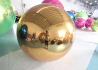China Hanging Inflatable Mirror Ball 80cm Purple PVC Reflective Decoration Sphere for Party Event for sale