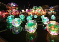China Customized Hanging Inflatable Mirror Ball 0.3mm PVC Colorful Reflective Balloon for Event Decoration for sale