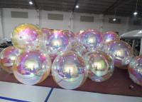 China Giant Inflatable Mirror Ball PVC Reflective Decoration 1m 2m Sizes for Wedding Party for sale