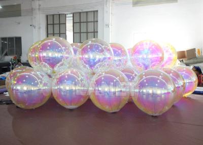 China Giant Inflatable Mirror Ball PVC Reflective Decoration 1m 2m Sizes for Wedding Party for sale
