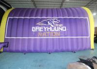 China Custom Inflatable Football Helmet Tunnel 22ft x 17ft x 17ft PVC Oxford for sale