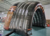 China Custom PVC Black Bear Inflatable Football Tunnel 10ft Advertising Entrance for Game Events for sale