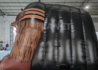 China Custom PVC Black Bear Inflatable Football Tunnel 10ft Advertising Entrance for Game Events for sale
